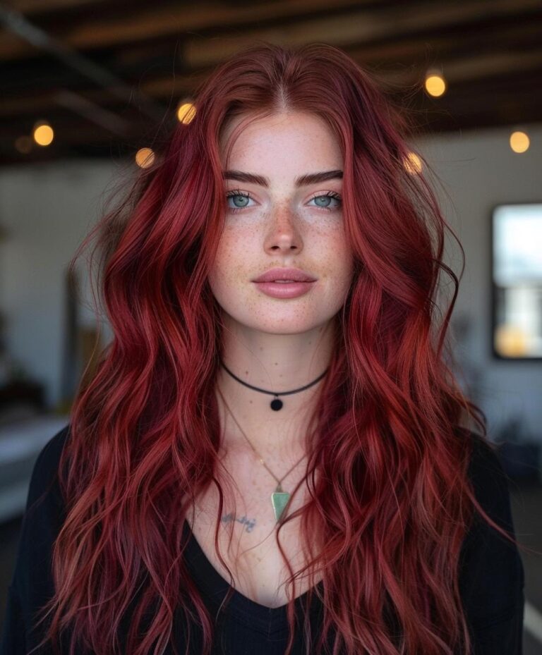 40 Bold Cherry Red Hair Styles That Make A Statement